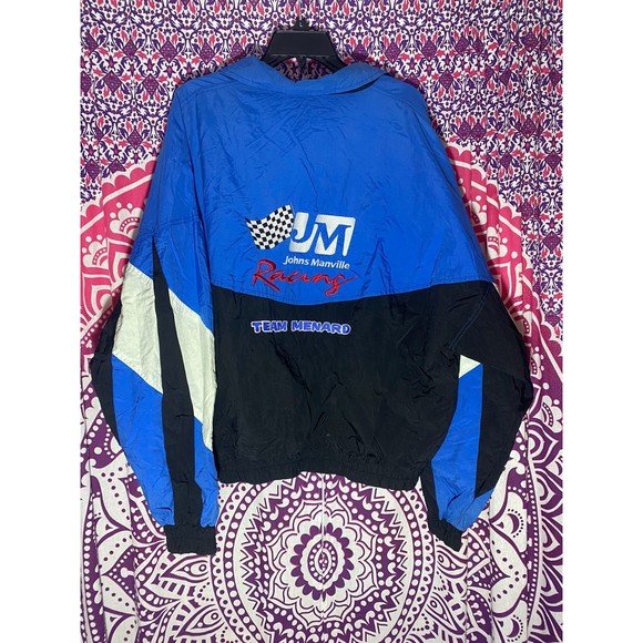norman todd | Jackets & Coats | Rare Vtg Johns Manville Racing Team ...